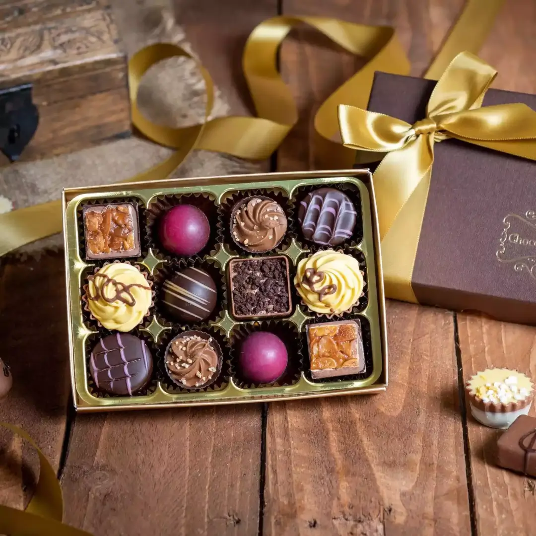 12 Chocolate Alcohol Free Selection - Chocolate Treasures